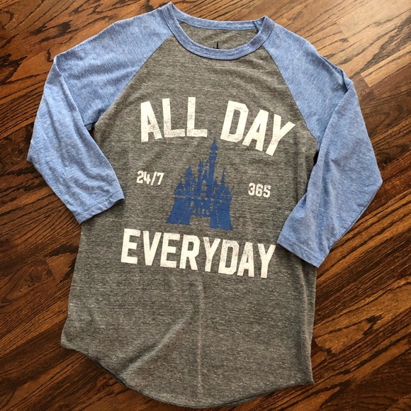 Disney | Tops | Disney All Day Everyday Castle Tee | Poshmark